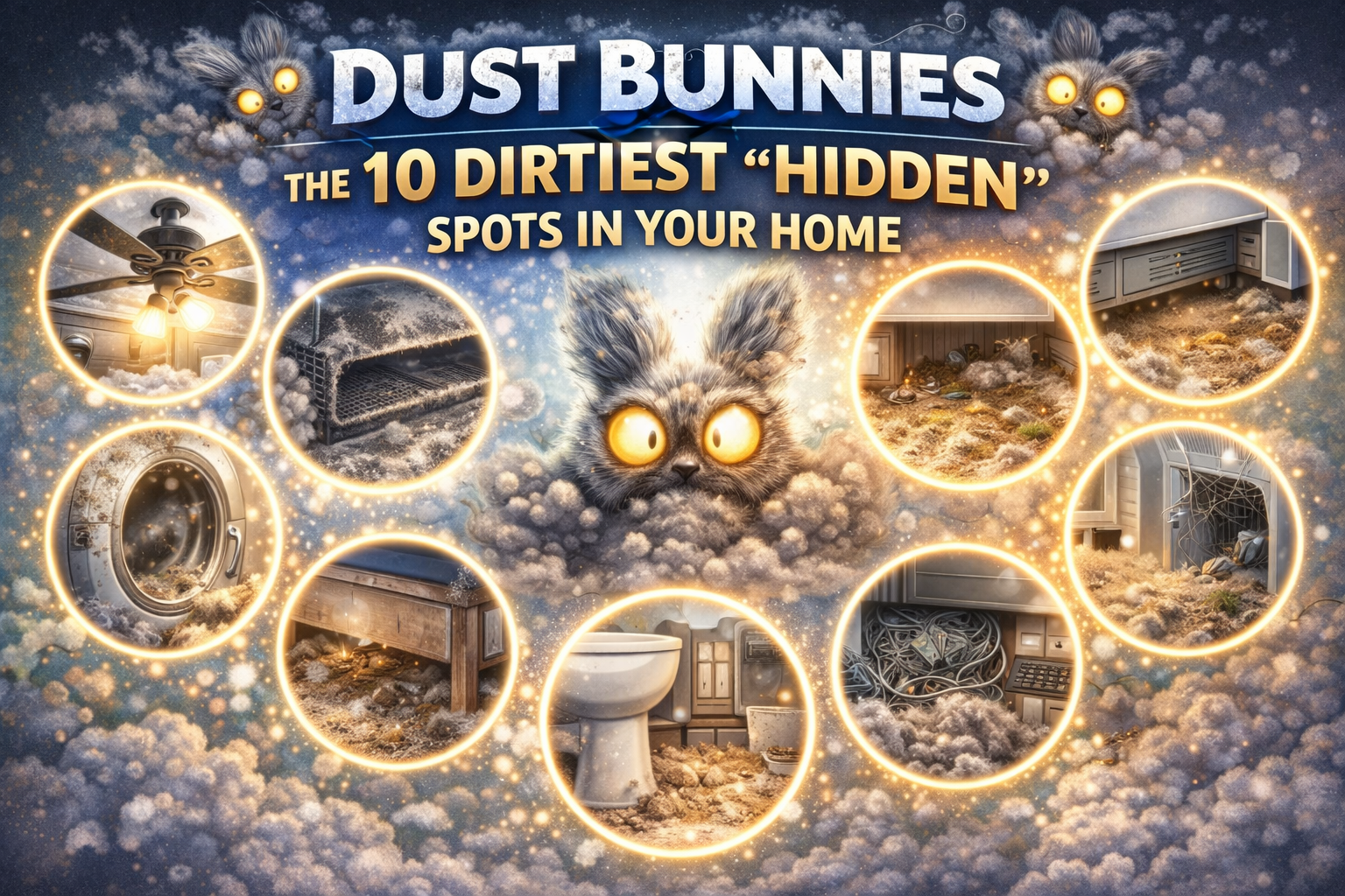 Dust Bunnies: The 10 Dirtiest “Hidden” Spots In Your Home - Move Out ...